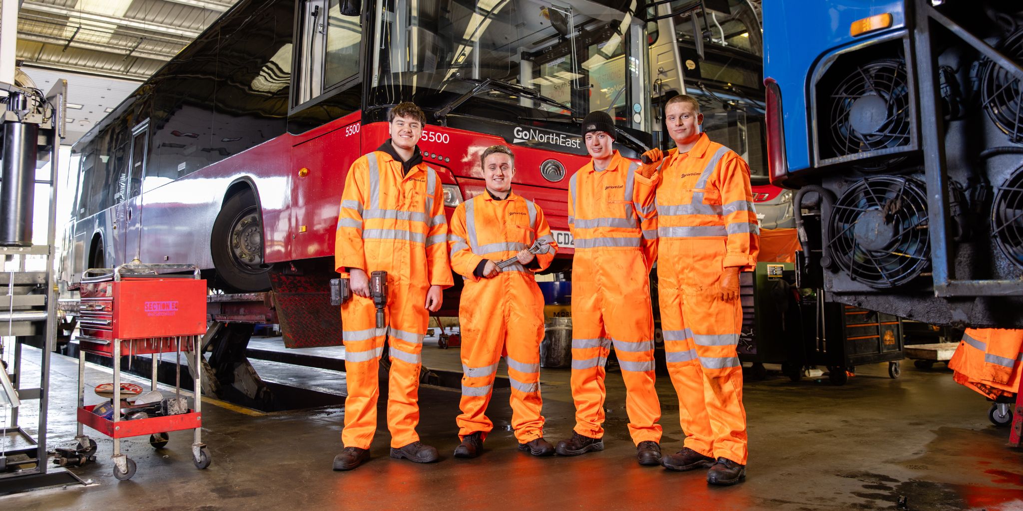 National Apprenticeship Week 2025: Meet our engineering apprentices - Go North East